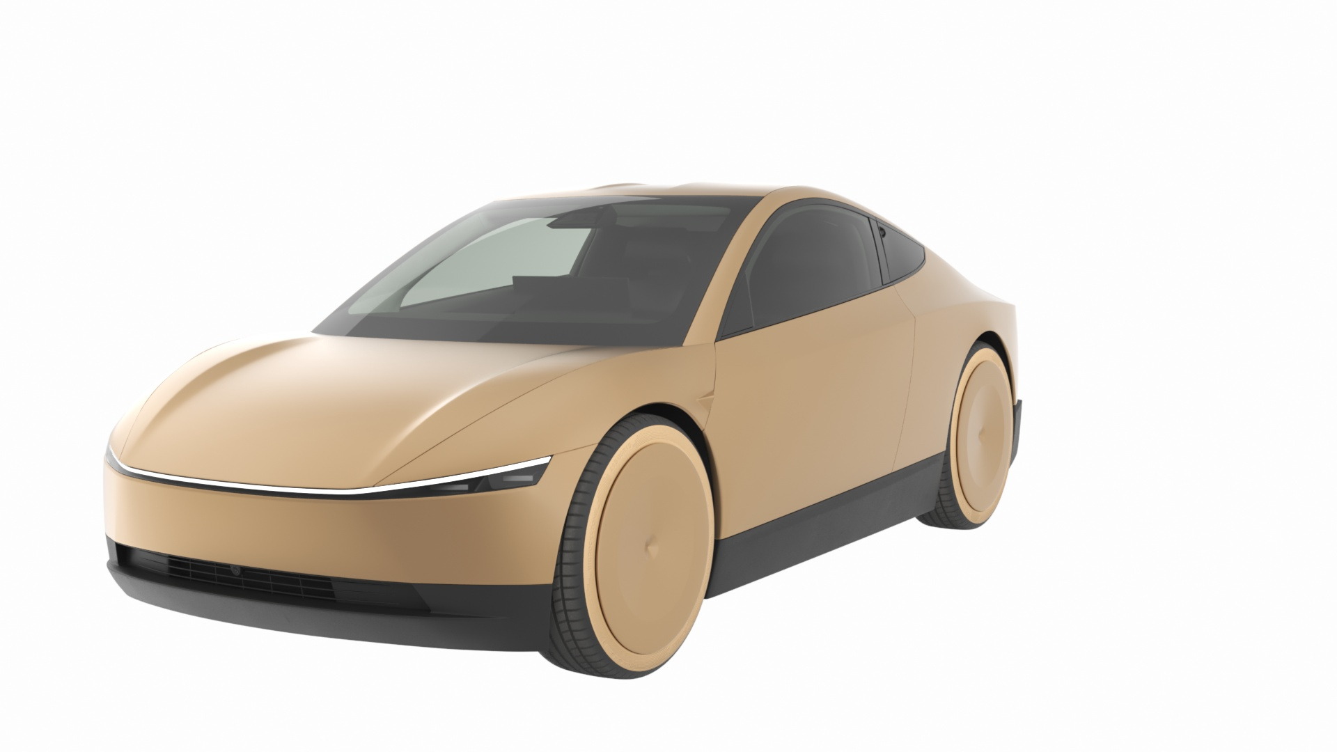 3D Tesla Cybercab Robotaxi Simplified Model - TurboSquid 2322870