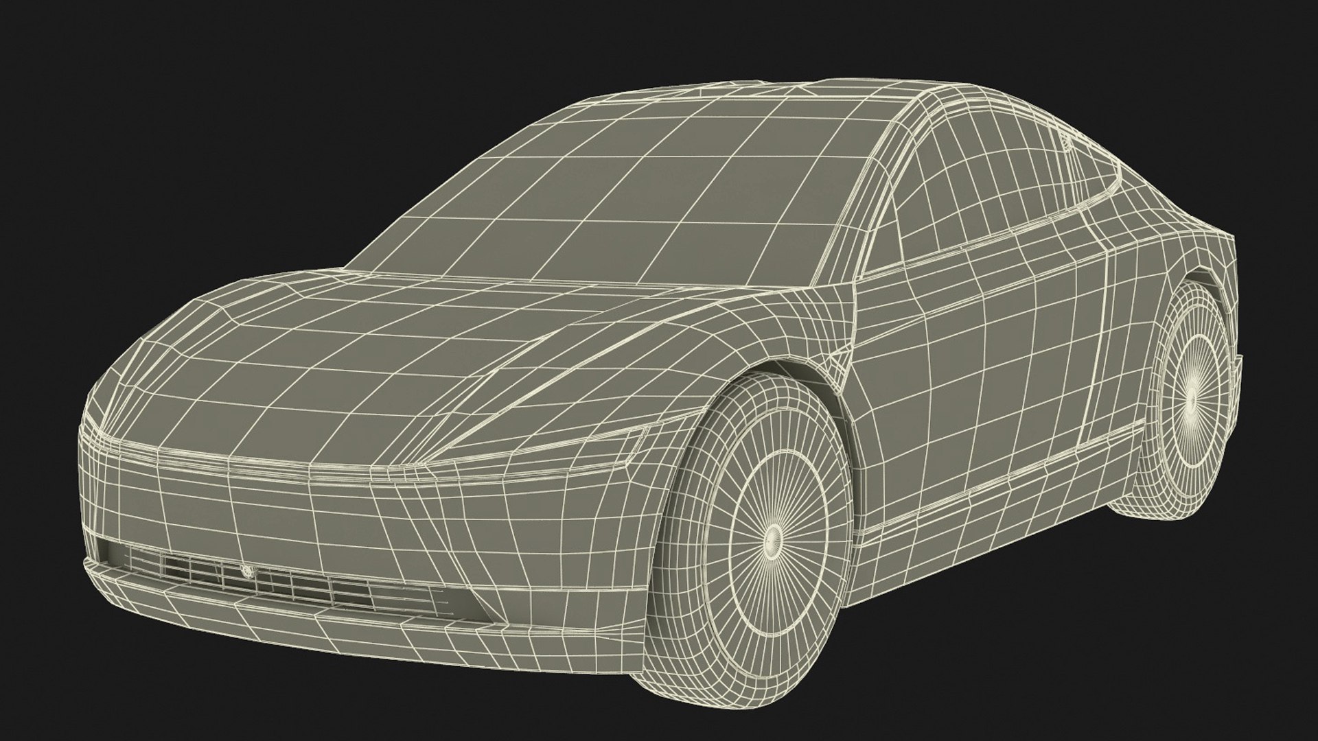3D Tesla Cybercab Robotaxi Simplified Model - TurboSquid 2322870