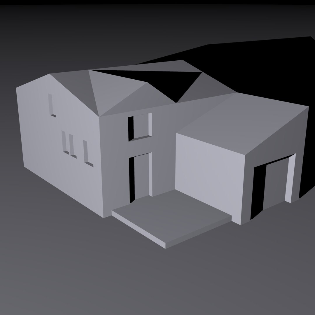Free Simple House 3D Model - TurboSquid 1690821