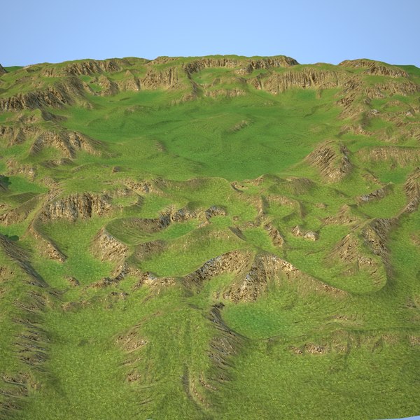 3d terrain model