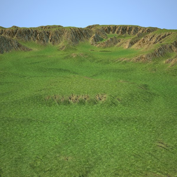 3d terrain model