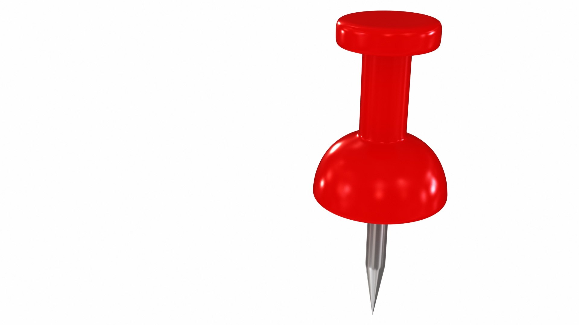 Pin Red Model - TurboSquid 2001267