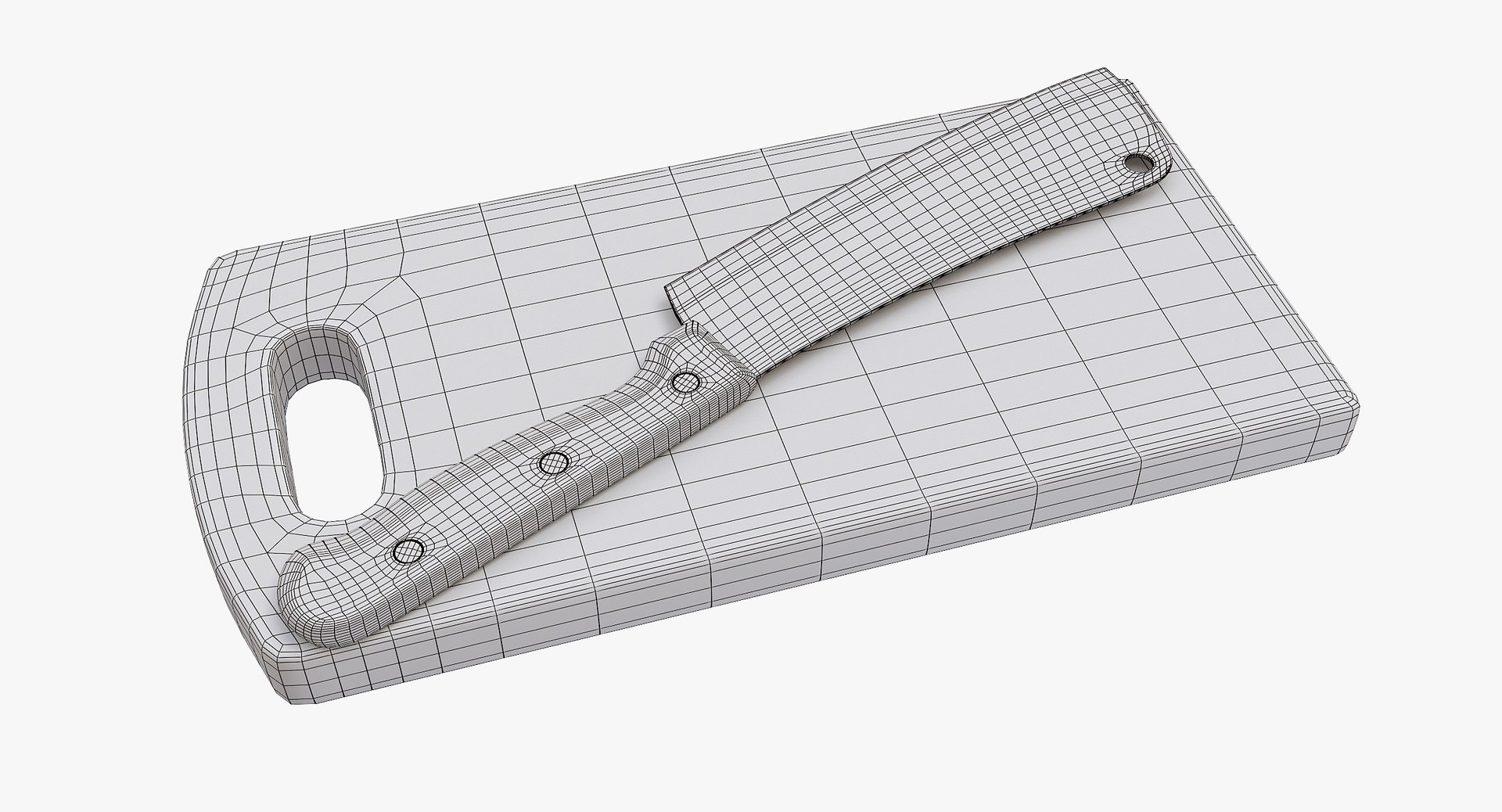 Kitchen Hatchet Model - TurboSquid 1425533