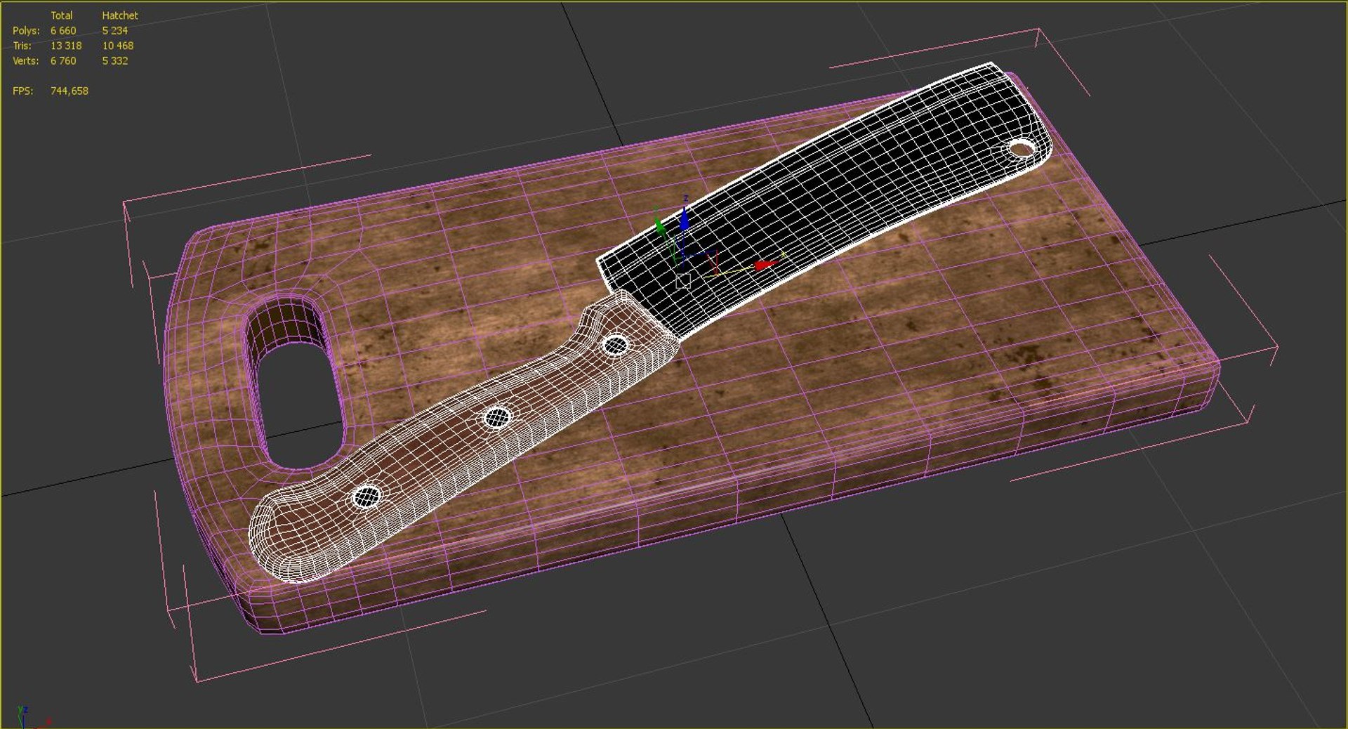 Kitchen Hatchet Model - TurboSquid 1425533