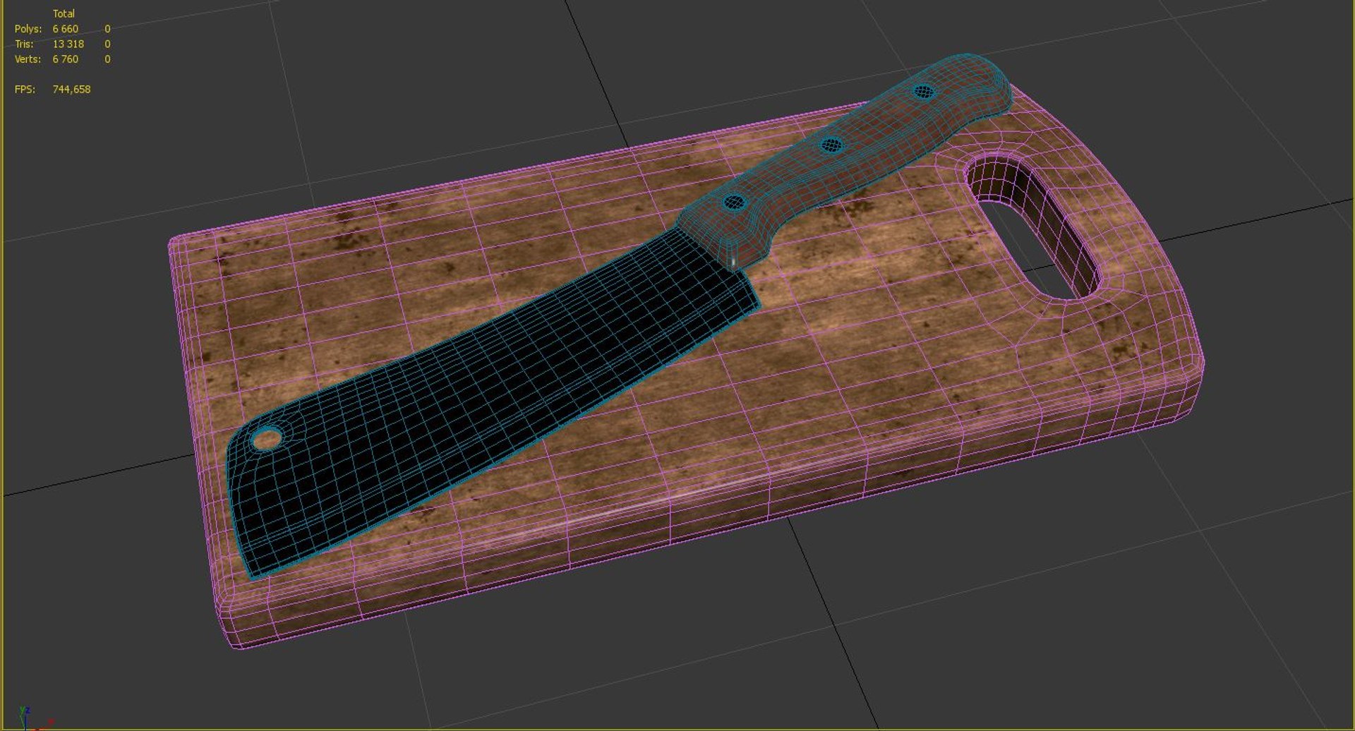 Kitchen Hatchet Model - TurboSquid 1425533