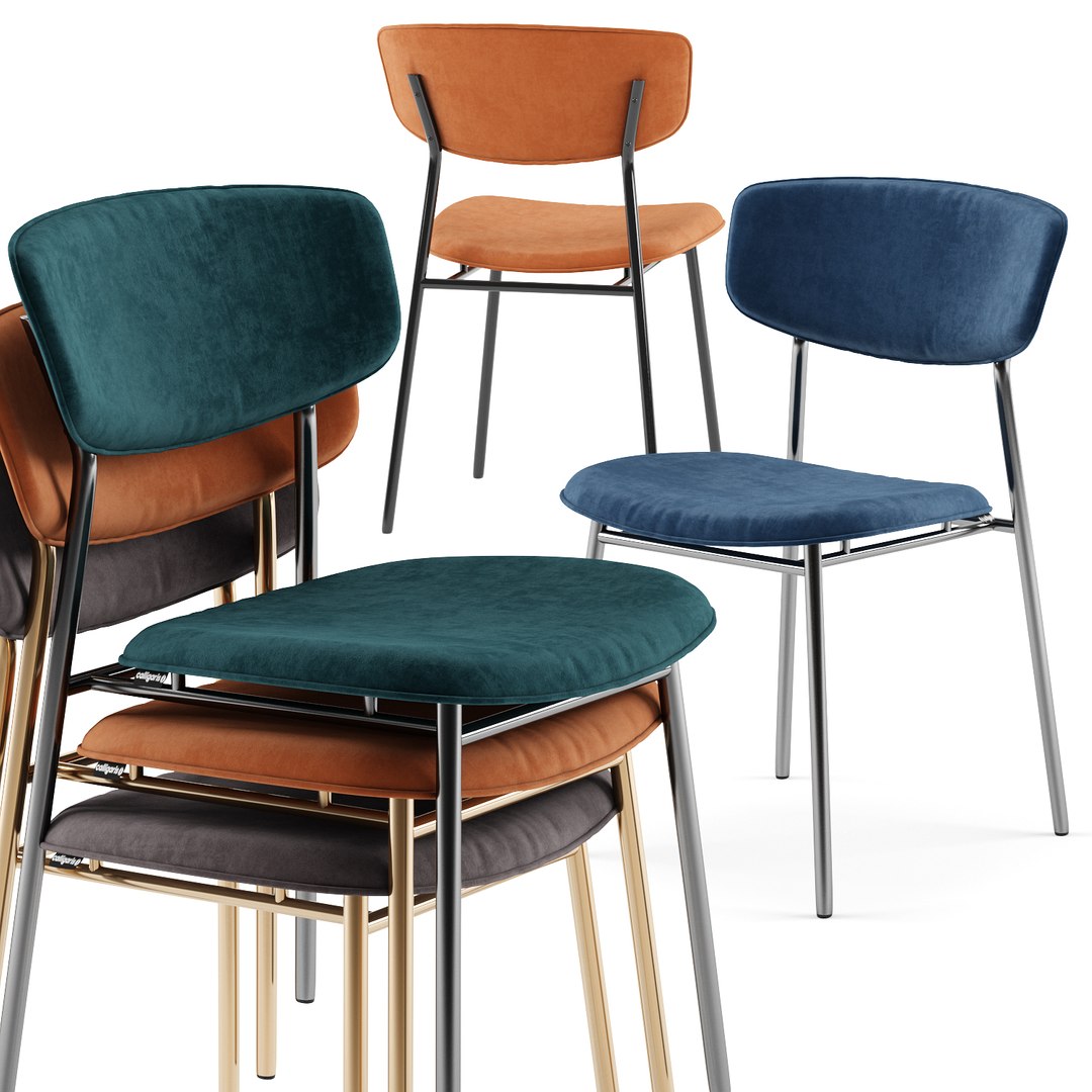 3D calligaris fifties chair - TurboSquid 1388118