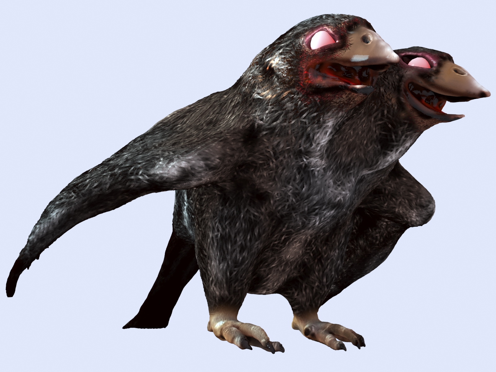 3D mutant bird head - TurboSquid 1683797
