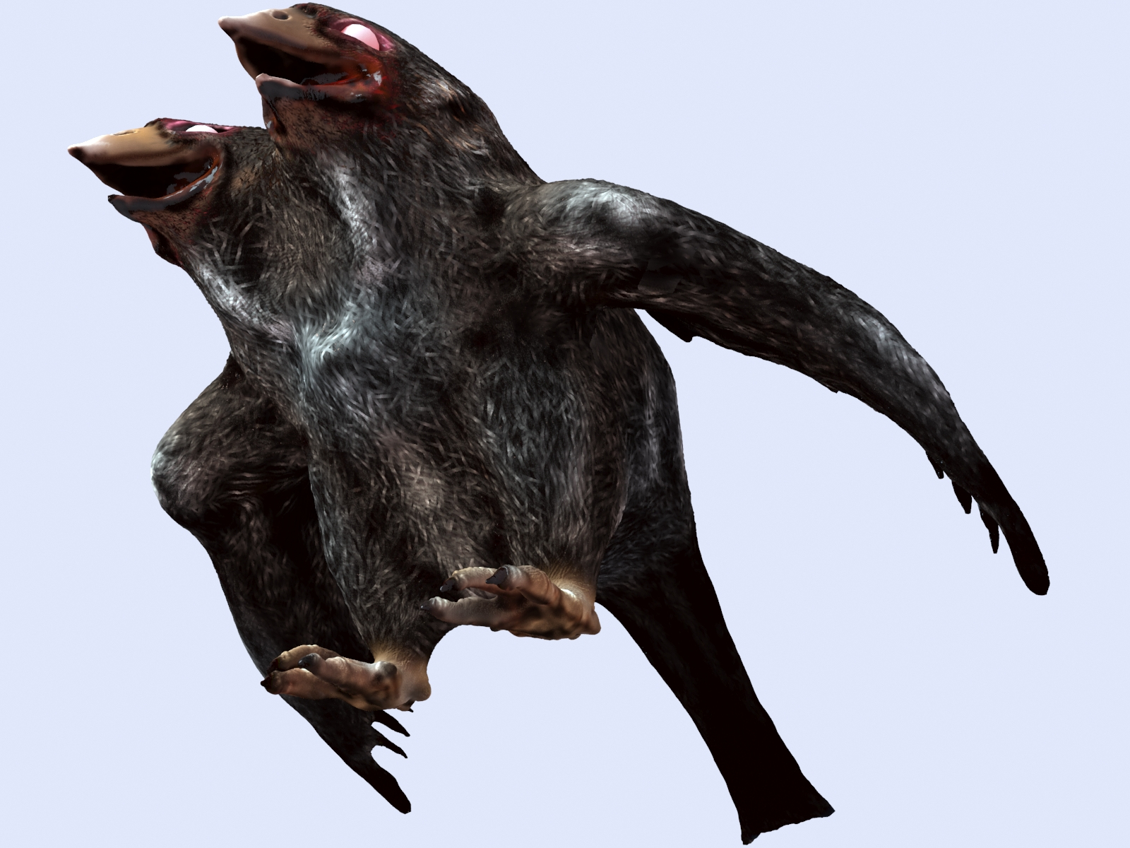 3D mutant bird head - TurboSquid 1683797