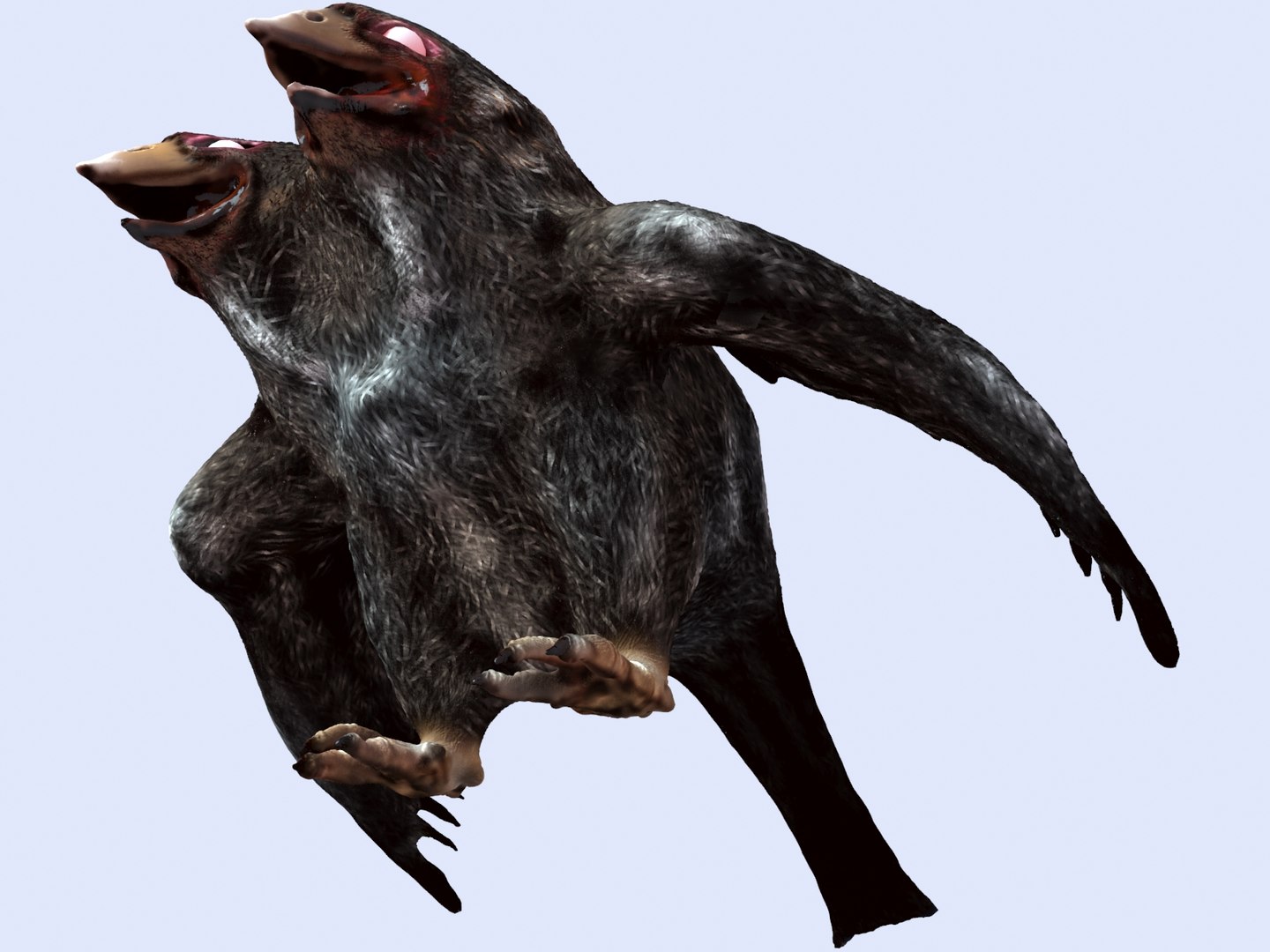 3D Mutant Bird Head - TurboSquid 1683797