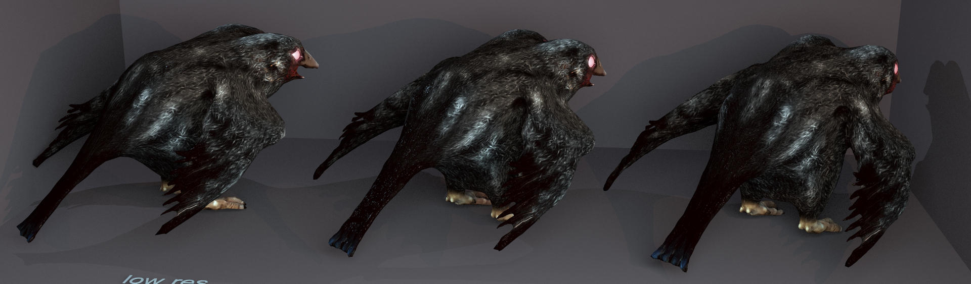 3D mutant bird head - TurboSquid 1683797