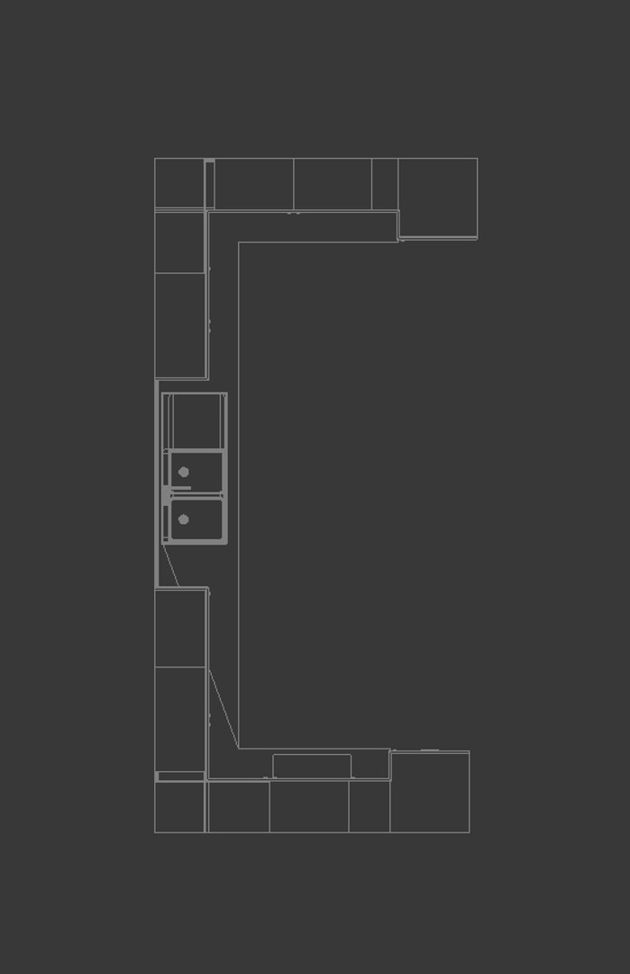 3D Kitchen Set Model - TurboSquid 2160702