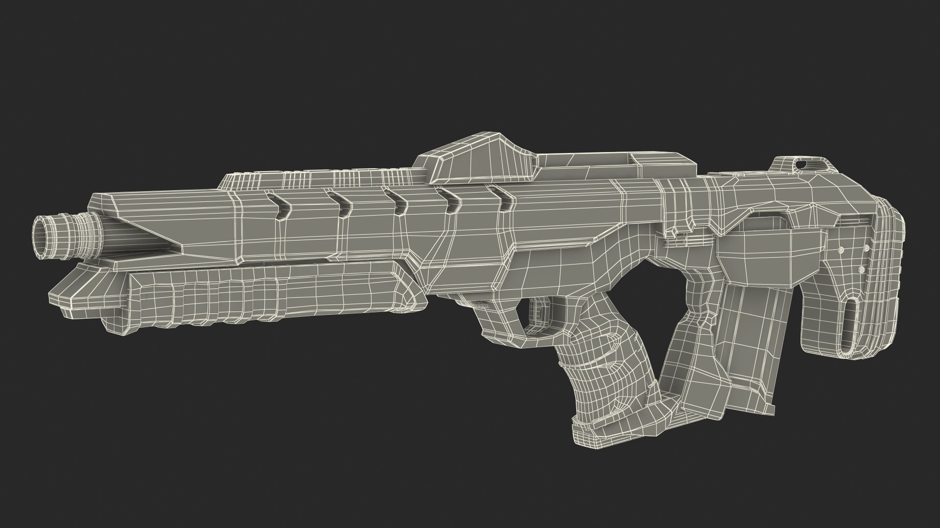 Sci-Fi Weapon 3D model - TurboSquid 2158216