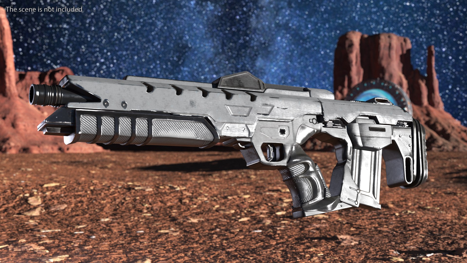 Sci-Fi Weapon 3D Model - TurboSquid 2158216