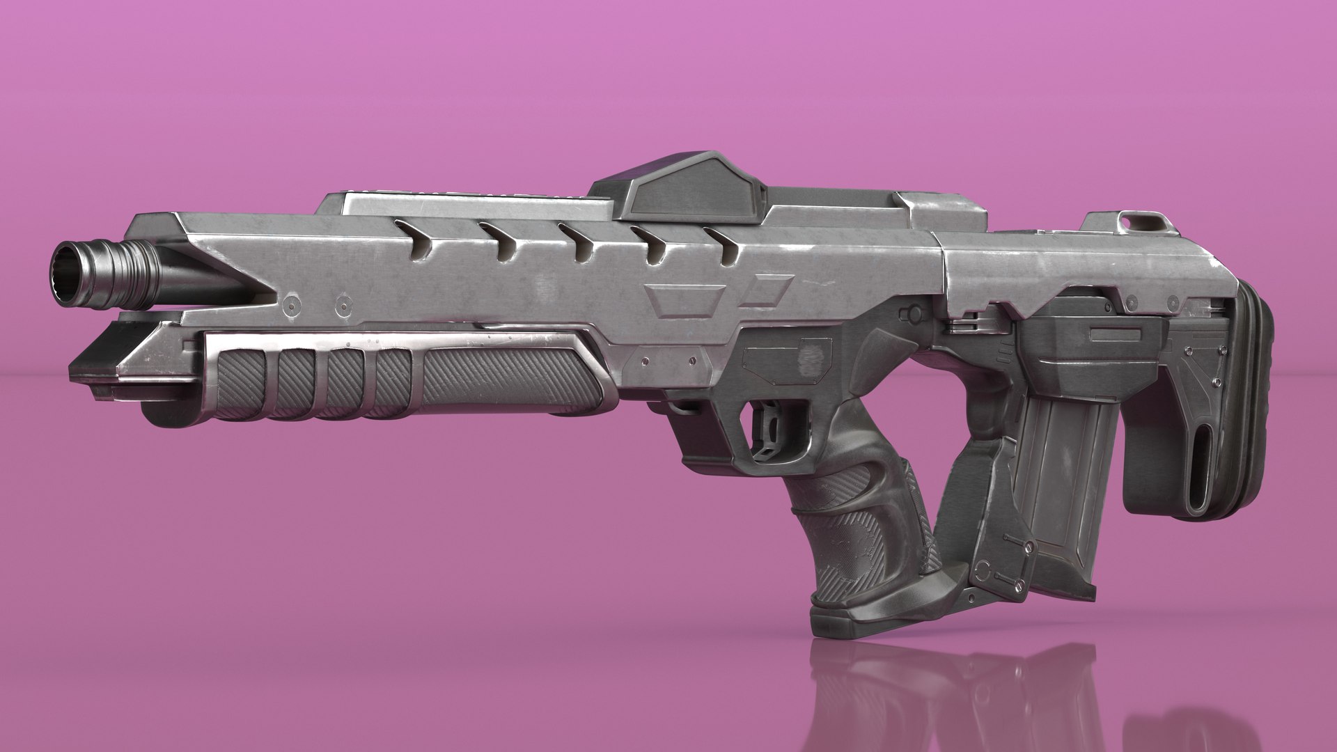 Sci-Fi Weapon 3D Model - TurboSquid 2158216