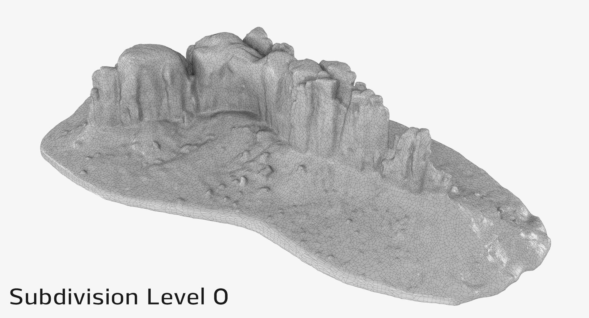 Butte Sandstone 20 3D Model - TurboSquid 2327885