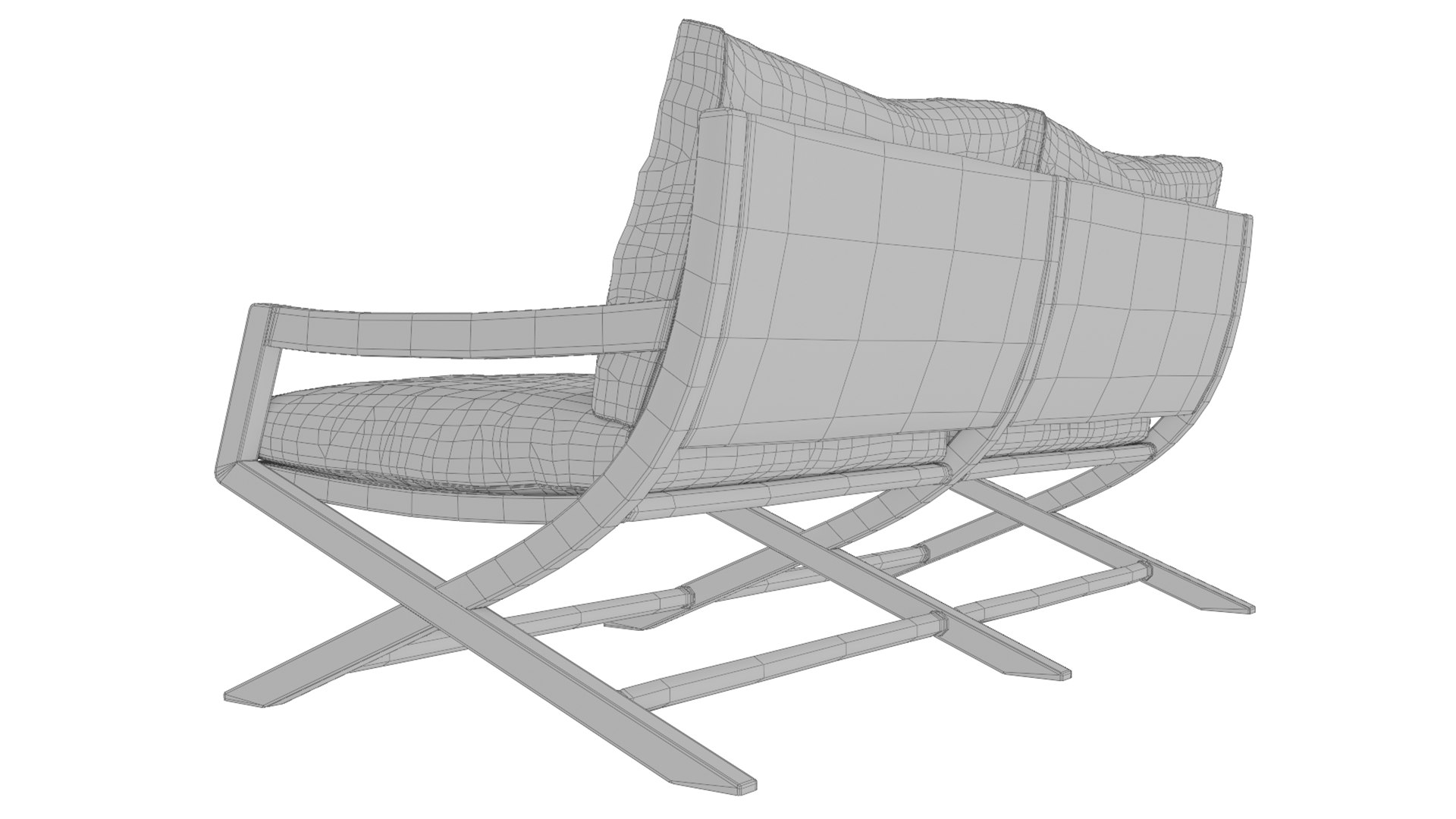 3D Flexform Emily Wood Bench Low-poly - TurboSquid 2193928