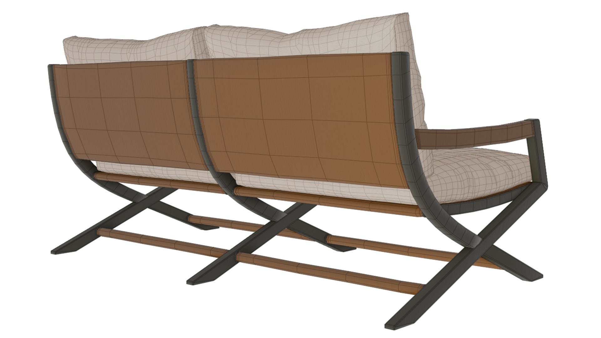 3D Flexform Emily Wood Bench Low-poly - TurboSquid 2193928