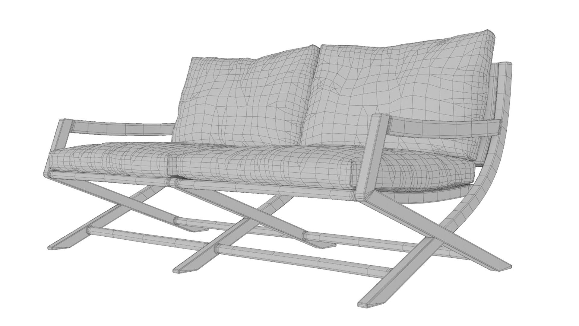 3D Flexform Emily Wood Bench Low-poly - TurboSquid 2193928