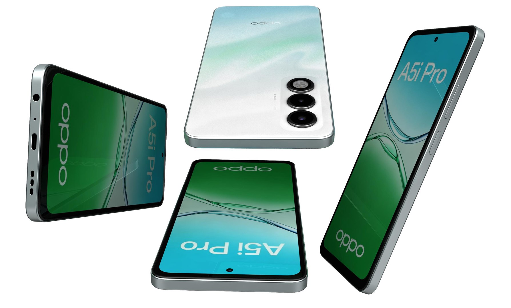 3D OPPO A5i Pro 5G Breeze Blue - TurboSquid 2457417