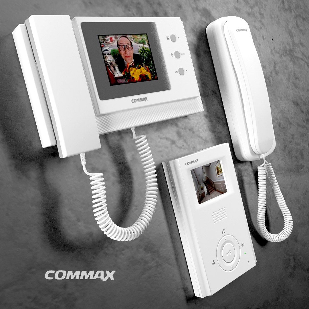3d Model Commax Video Intercom