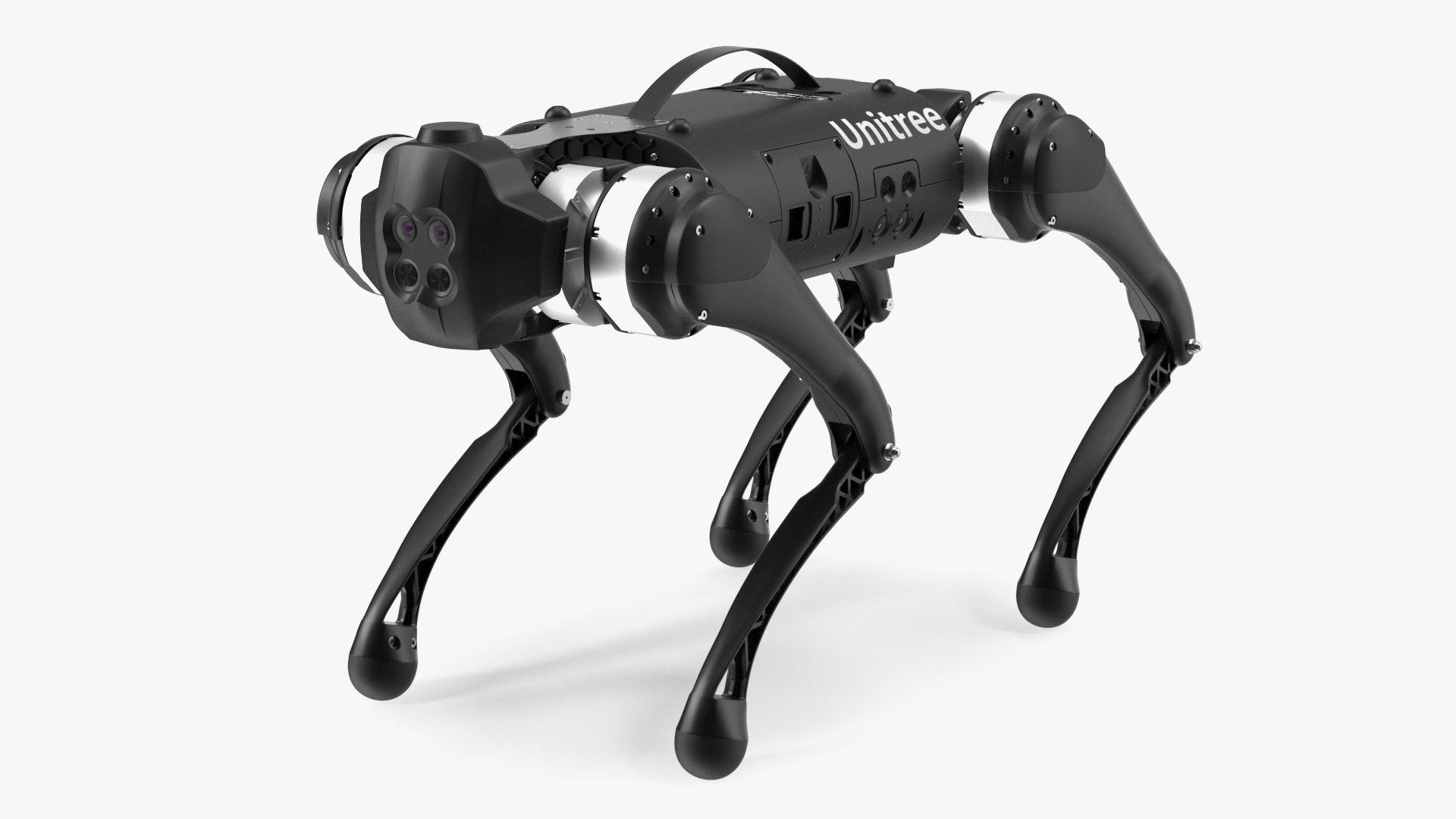 3D Black Unitree Go1 Quadruped model - TurboSquid 2131160