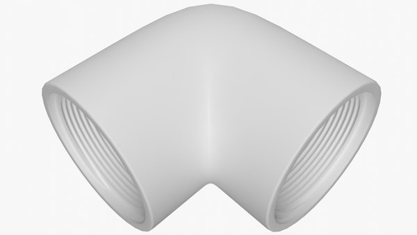 modelo 3d PVC Elbow 90 Female - TurboSquid 2093841