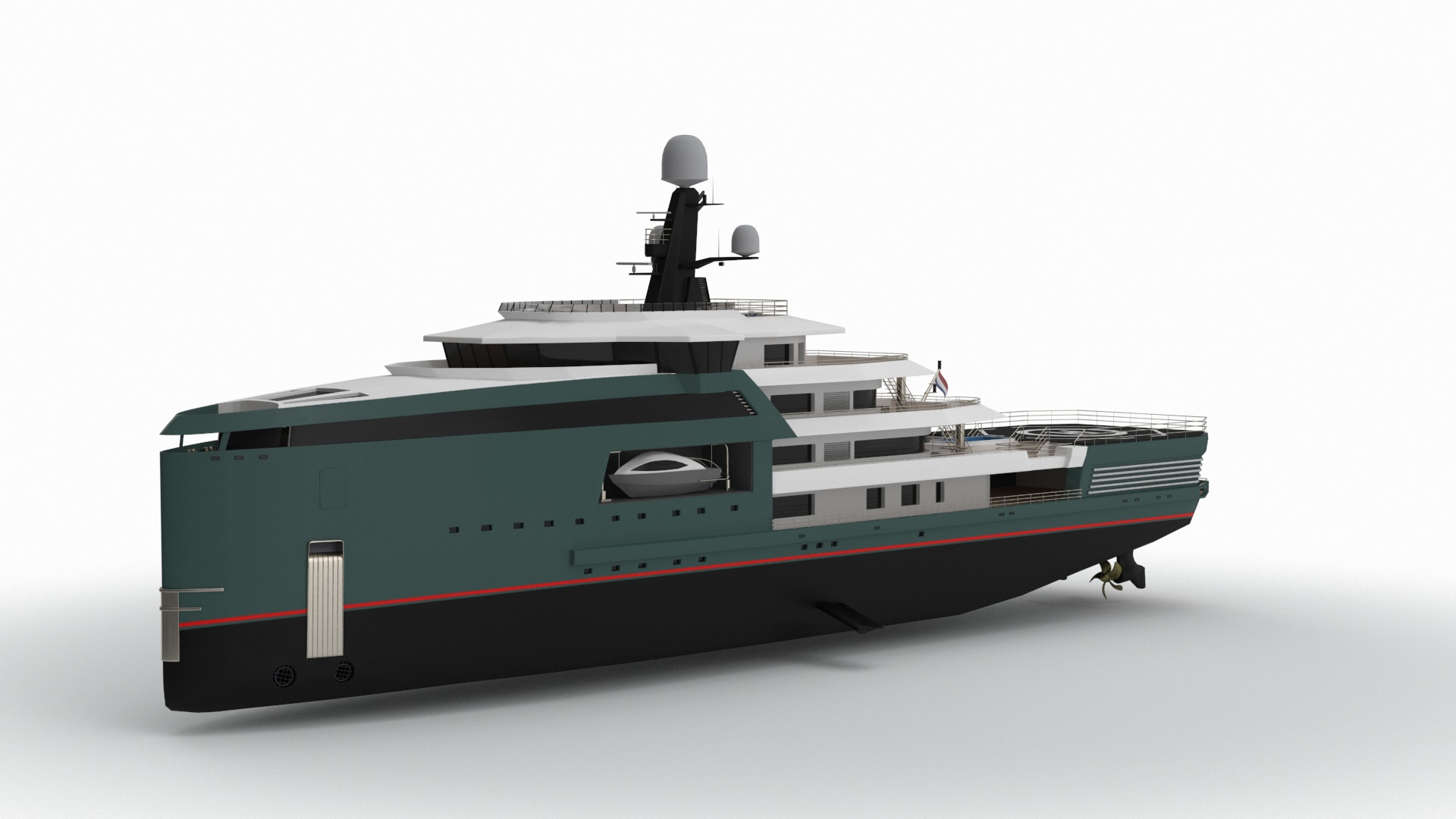 Explorer Superyacht 90m model - TurboSquid 2145066
