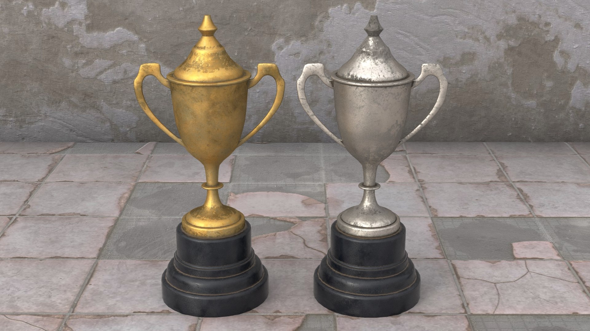 Pbr trophy 3D - TurboSquid 1615850