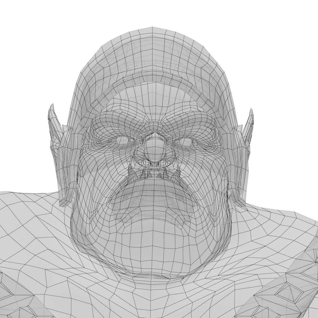 Orc Miner Grogmar 3d Ma