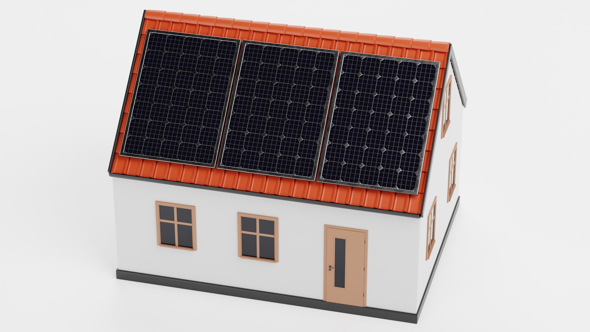 3D Solar House 1 - TurboSquid 1916837