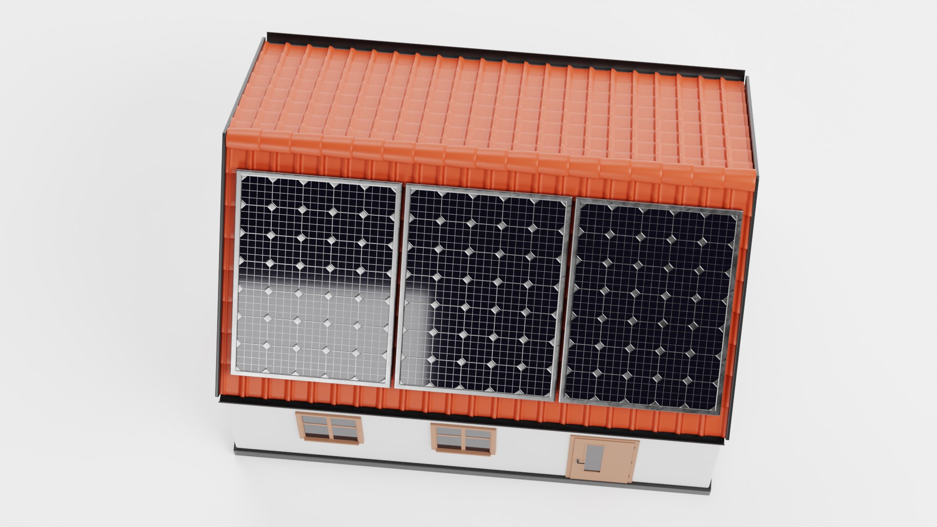 3D Solar House 1 - TurboSquid 1916837