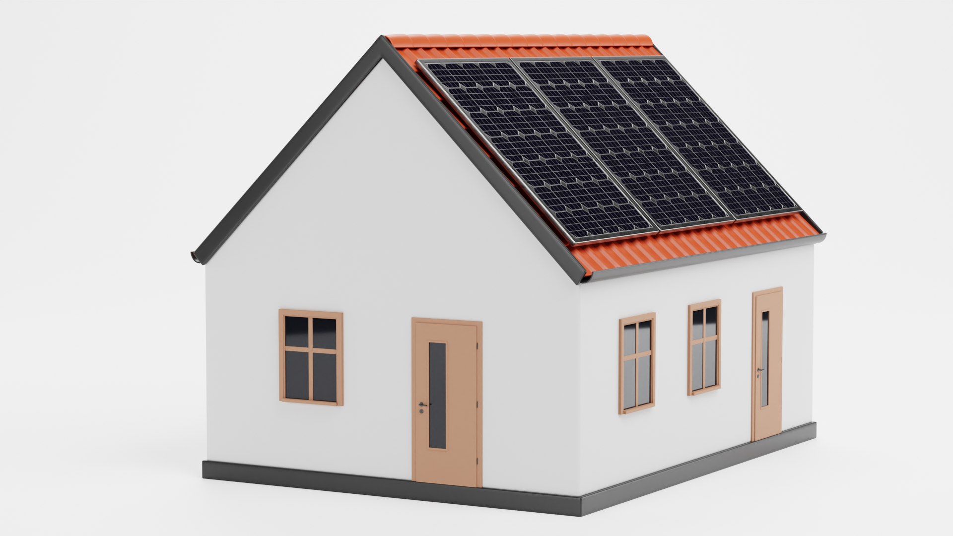 3D Solar House 1 - TurboSquid 1916837