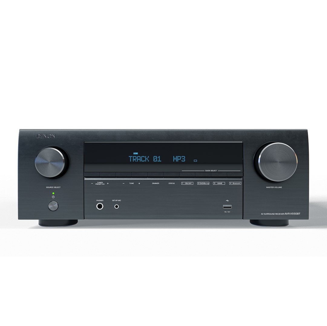 Denon Amplifier 3D - TurboSquid 1914859