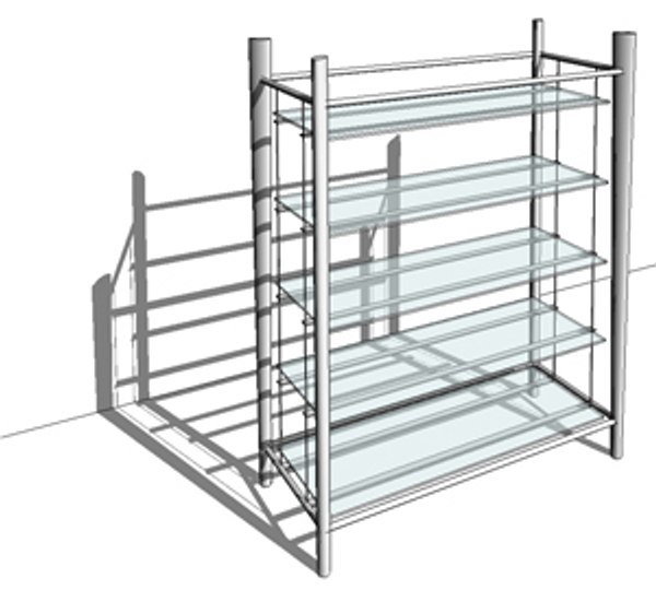 Estantería Revit 3D Modelos para Descargar | TurboSquid