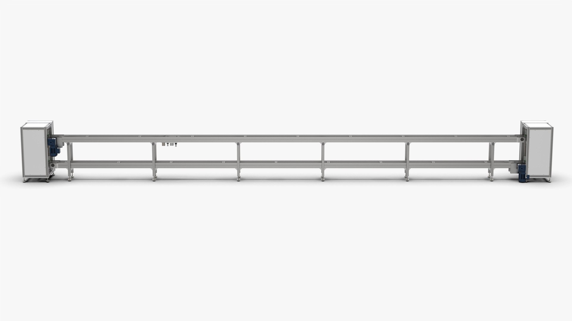 3D Double Speed Chain Line With Elevator - TurboSquid 2035263