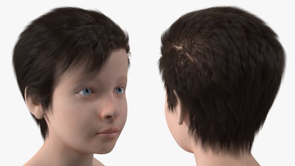 3D Complete Female and Young Man Body Anatomy Fur Collection ...