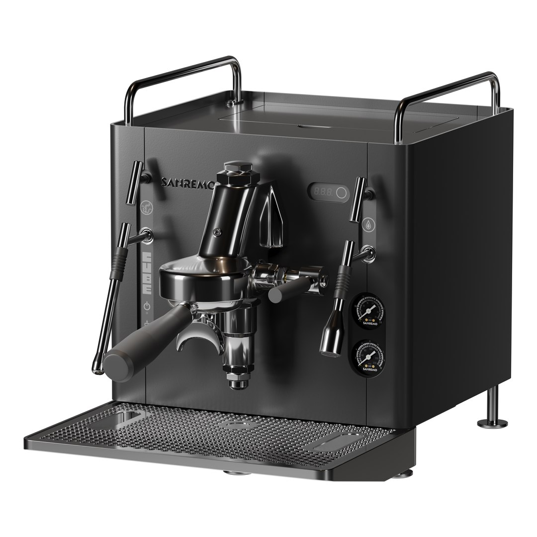 3D CUBE A SanRemo Espresso Machine Model - TurboSquid 2239945