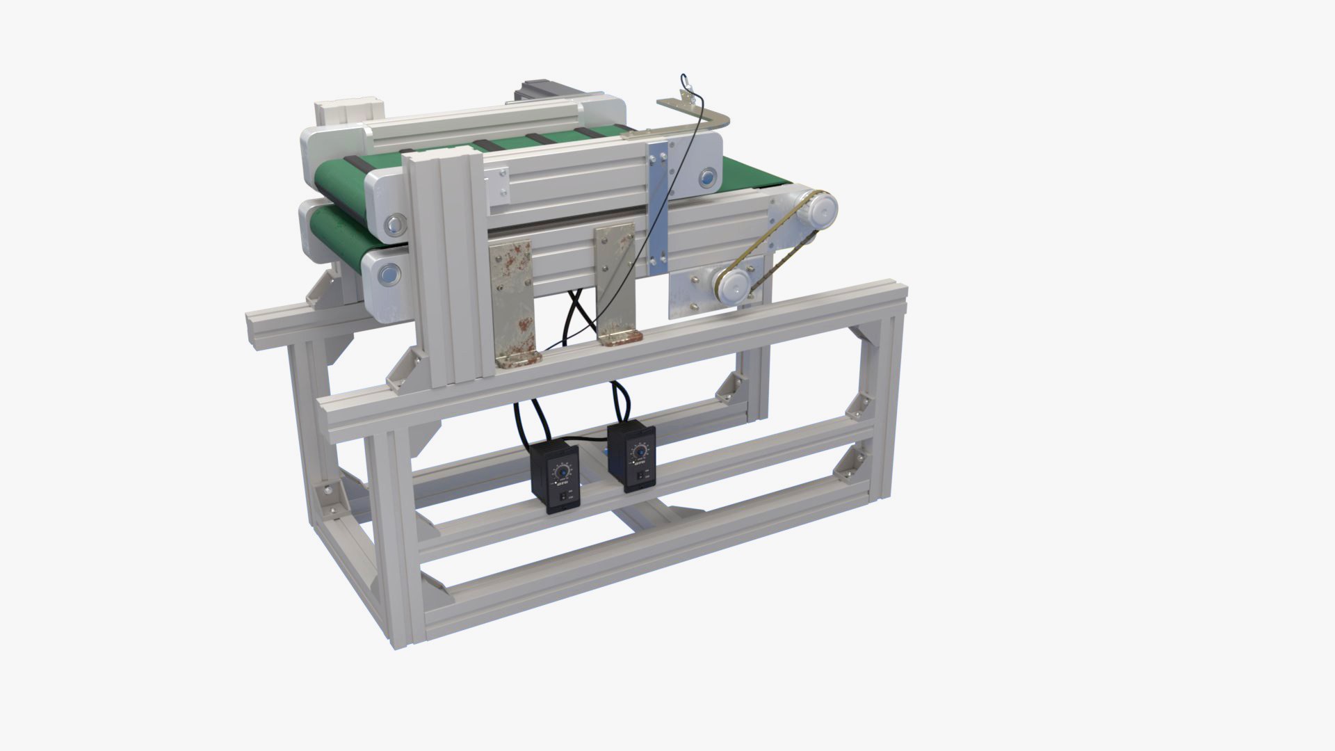 Double Conveyor 3D Model - TurboSquid 2311537