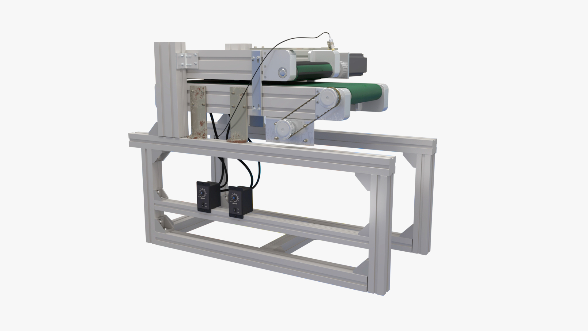 Double Conveyor 3D Model - TurboSquid 2311537