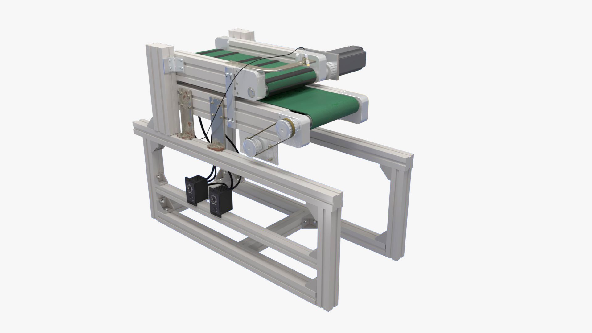 Double Conveyor 3D Model - TurboSquid 2311537