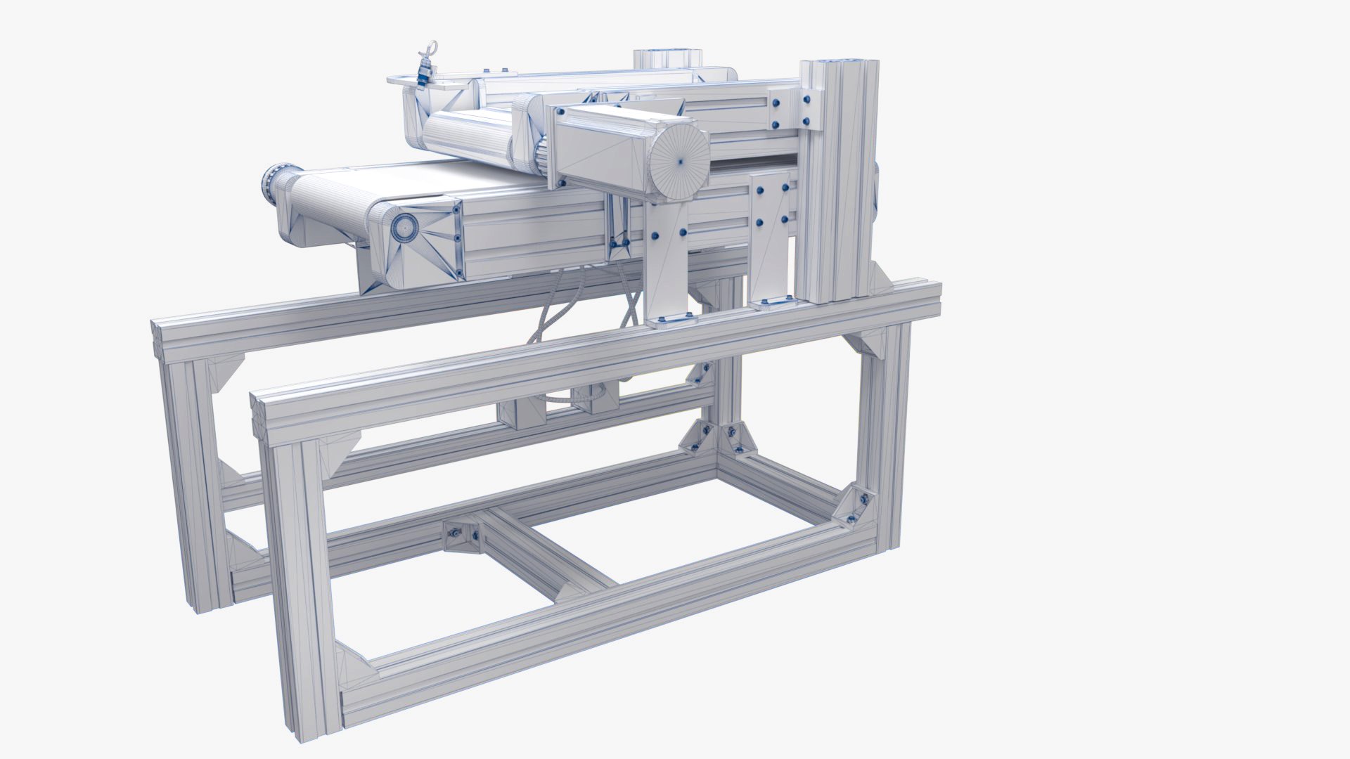 Double Conveyor 3D Model - TurboSquid 2311537