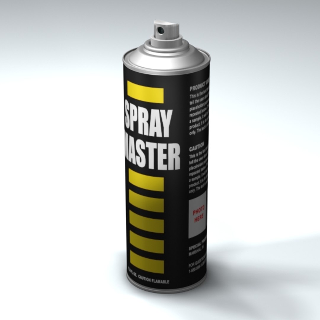 Spray 3d Model