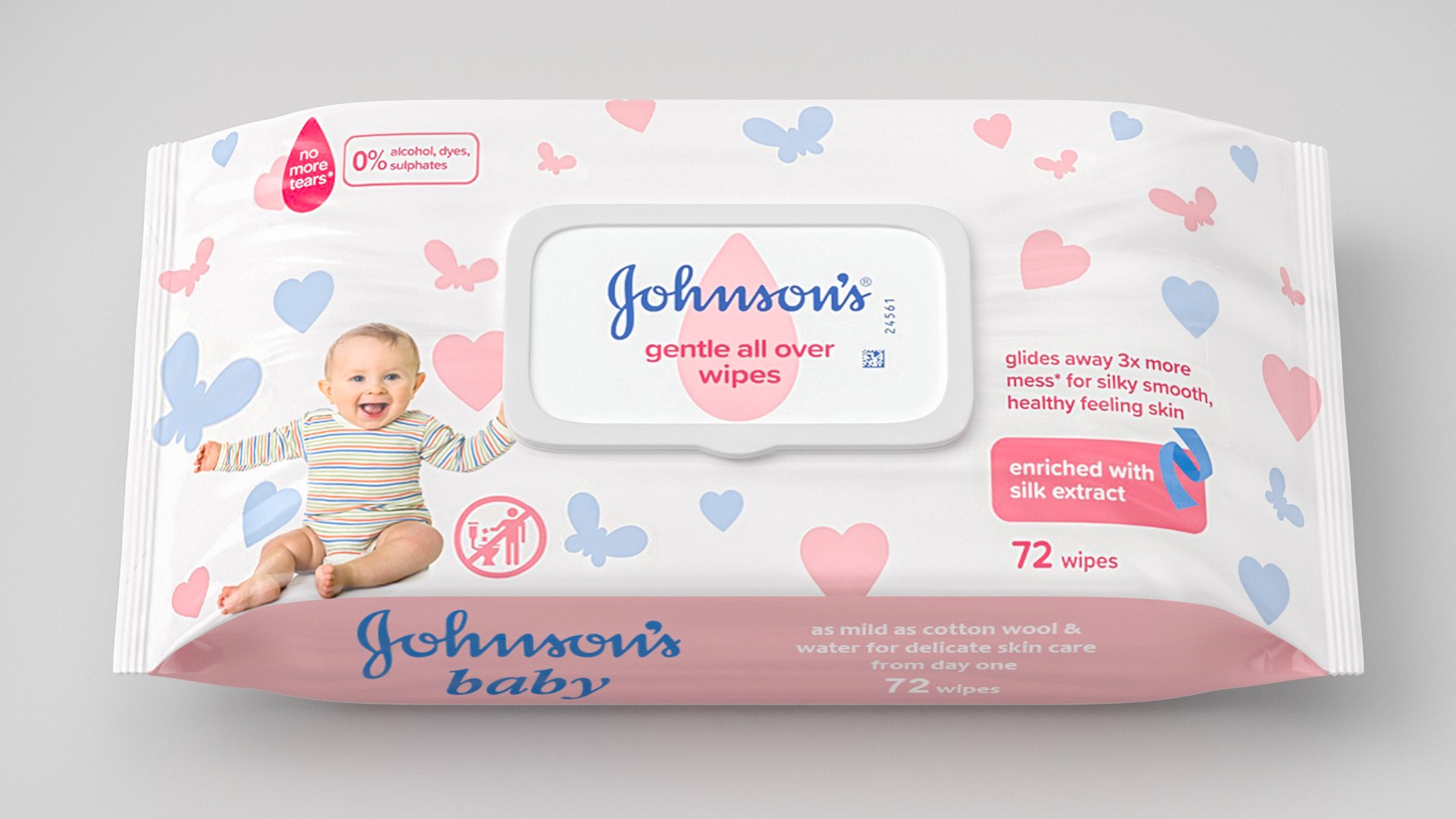 3D Johnsons Wet Wipes Model - TurboSquid 1684041