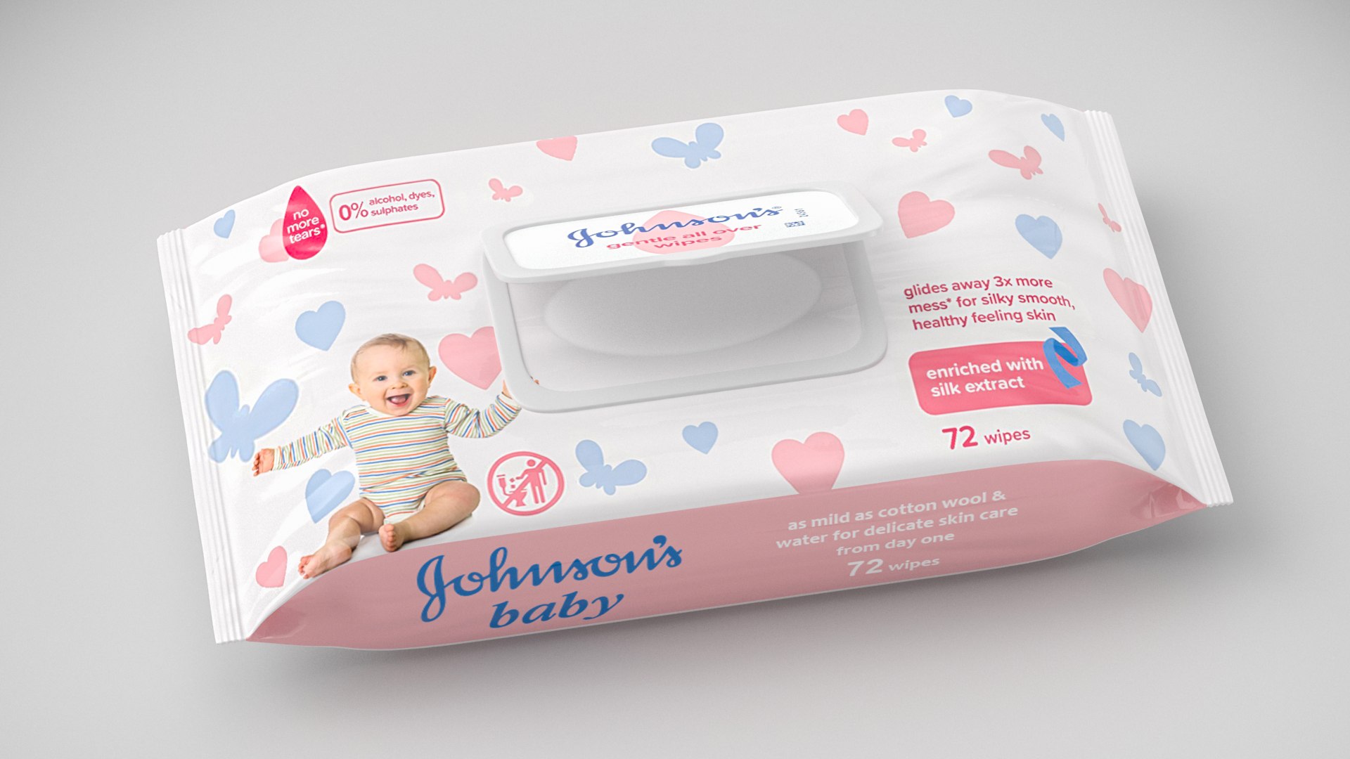 3D Johnsons Wet Wipes Model - TurboSquid 1684041