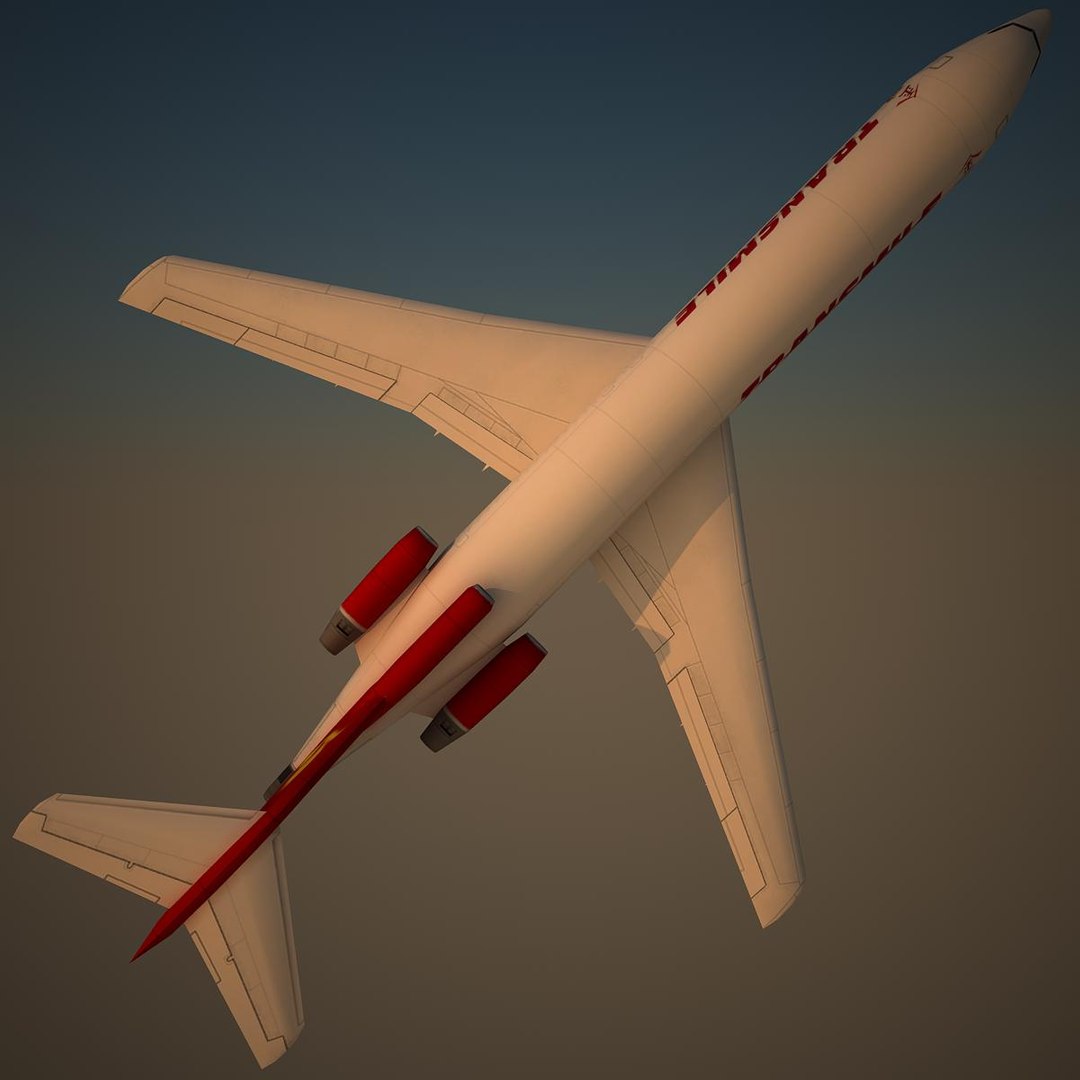 boeing 727-200 tse 3d model