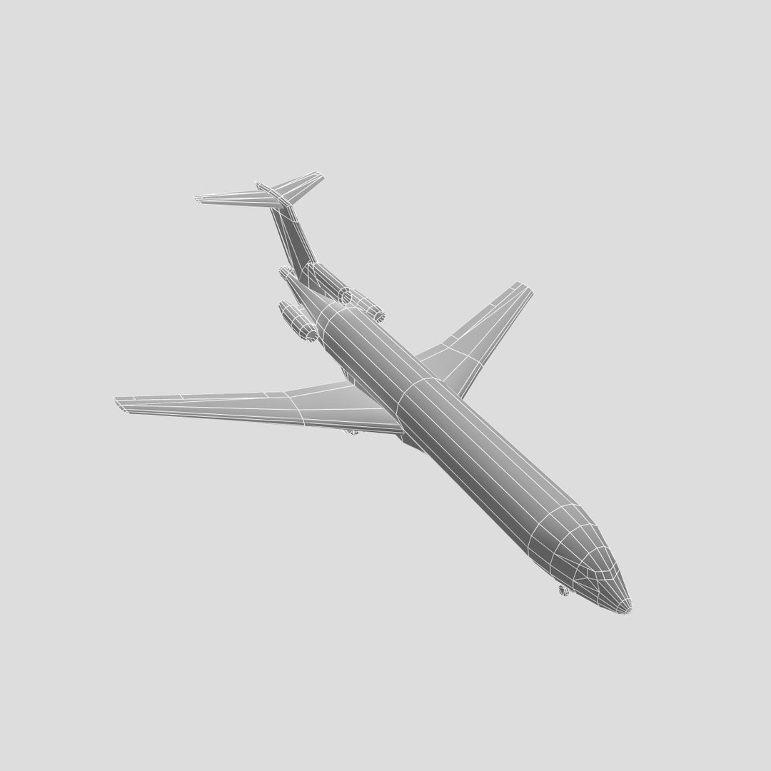 boeing 727-200 tse 3d model