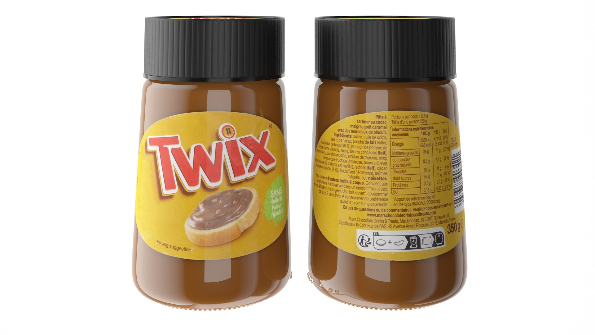 3D Model Twix Spread - TurboSquid 2133011