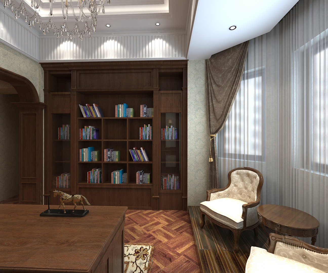 Study Room 02 3D model - TurboSquid 1897073