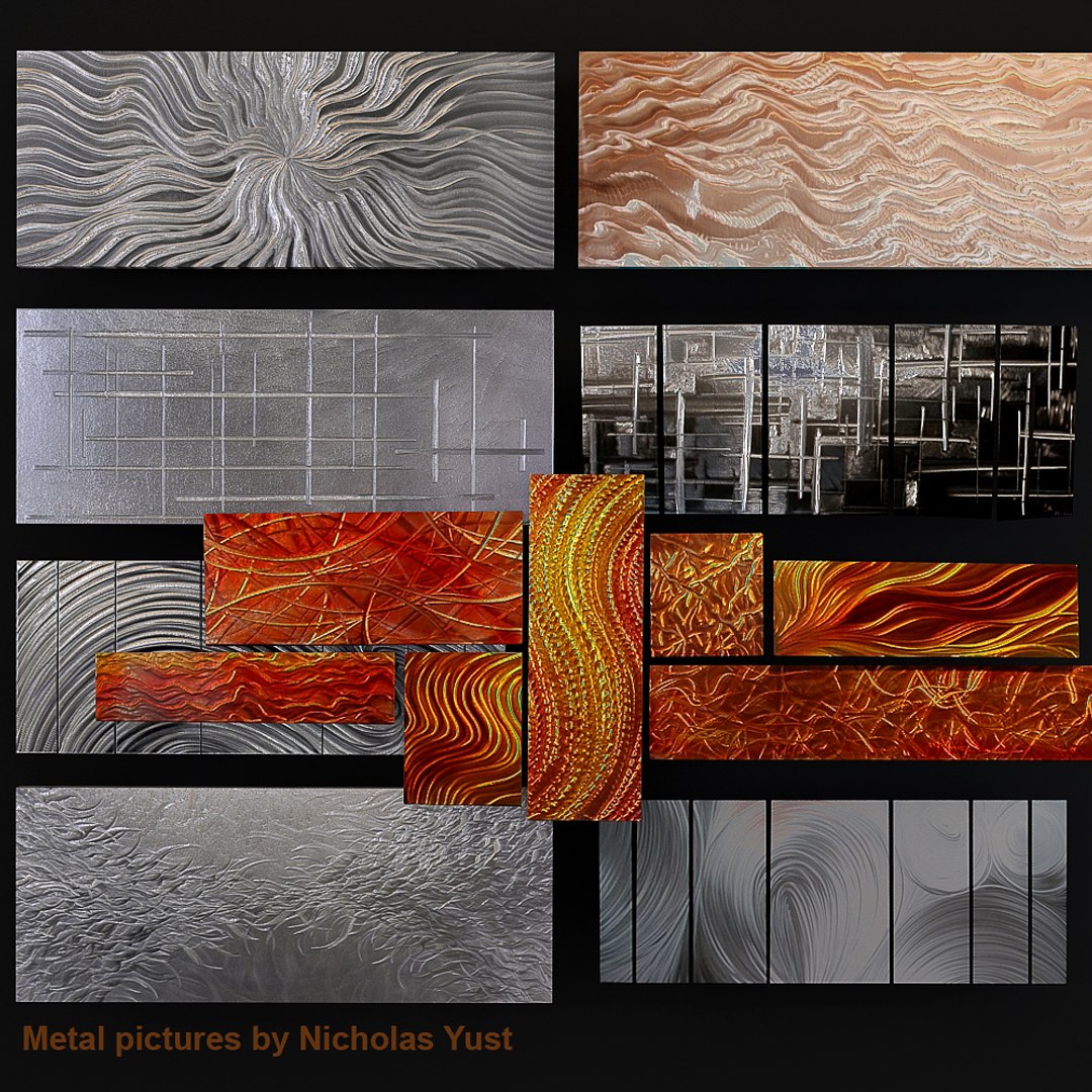3d Metal Pictures Model