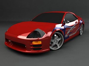 3D Mitsubishi Eclipse Models - Browse & Download Formats - TurboSquid